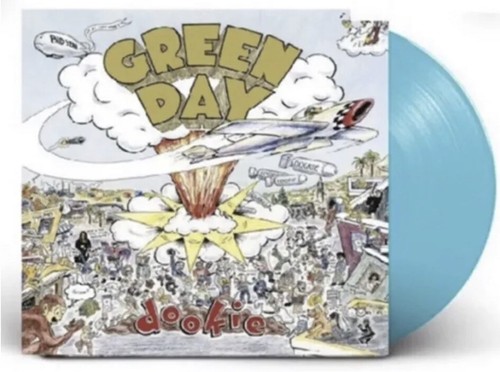 Green Day - Dookie - Vinyl Record LP Aqua Blue Limited Edition SEALED ...
