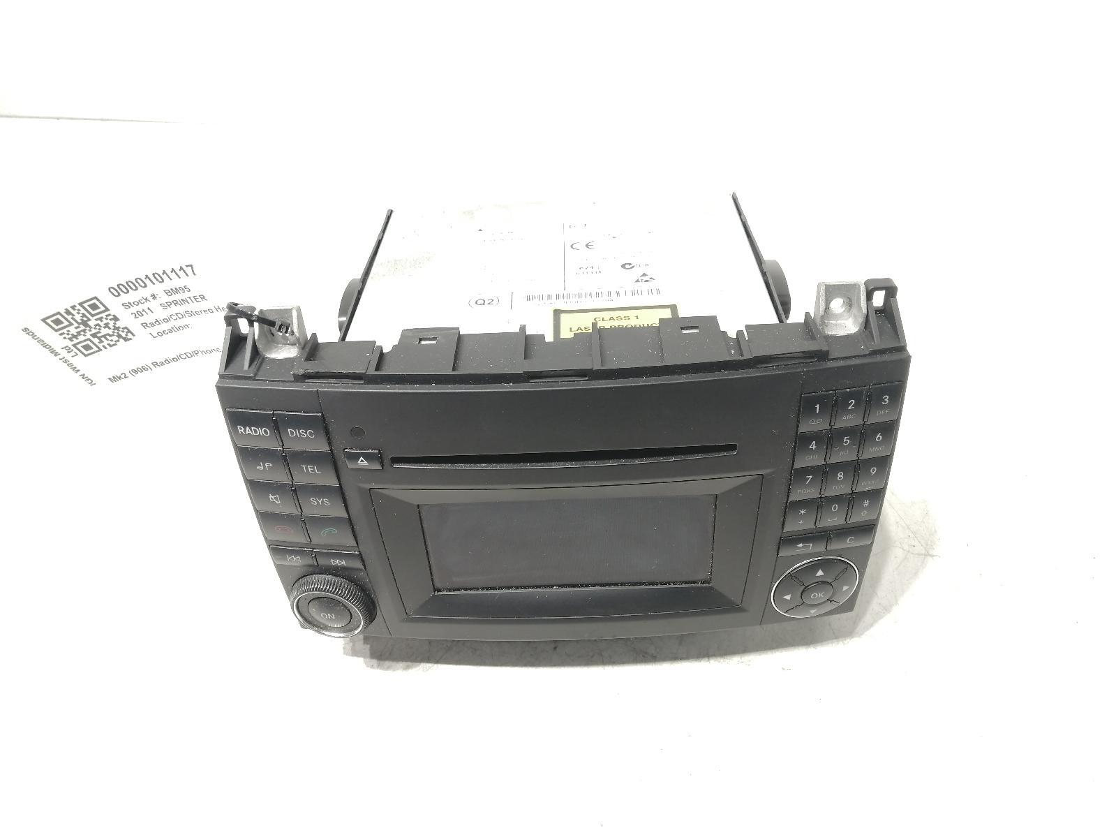 MERCEDES SPRINTER Radio CD Head Unit 2011 Diesel W906 | eBay UK