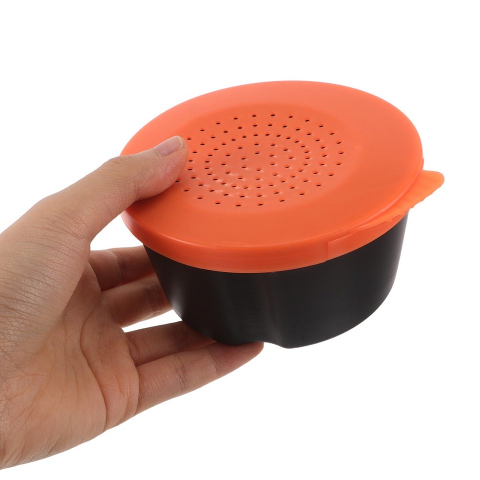 3 Pcs Red Worm Earthworm Box Bait Fishing Bucket Storage Containers ...