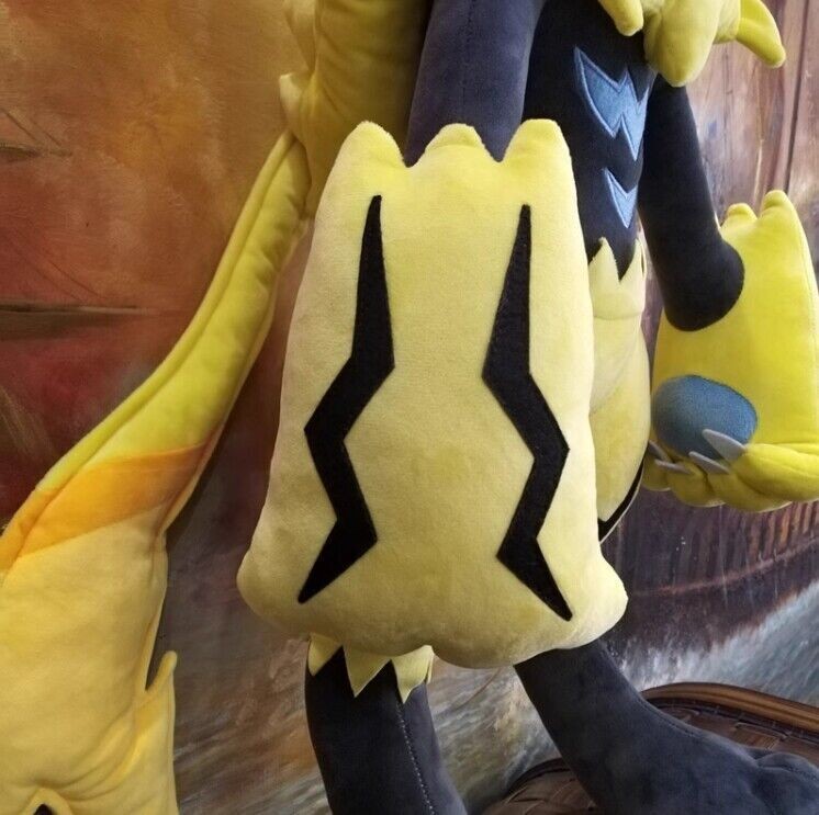 29''/74cm Collect Kid Stuffed Toy Plush Animation Giant Zeraora Pillow ...