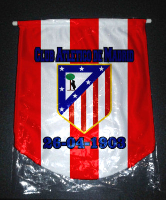 CLUB ATLETICO DE MADRID - SPAIN - Pennant - (2) - Flag - Fabric - New ...
