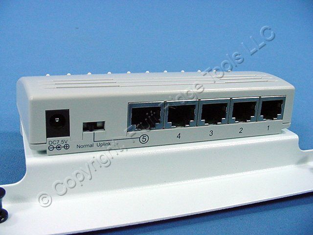 Leviton 10base-t Structured Media Center High Speed Hub Router 5-lan ...