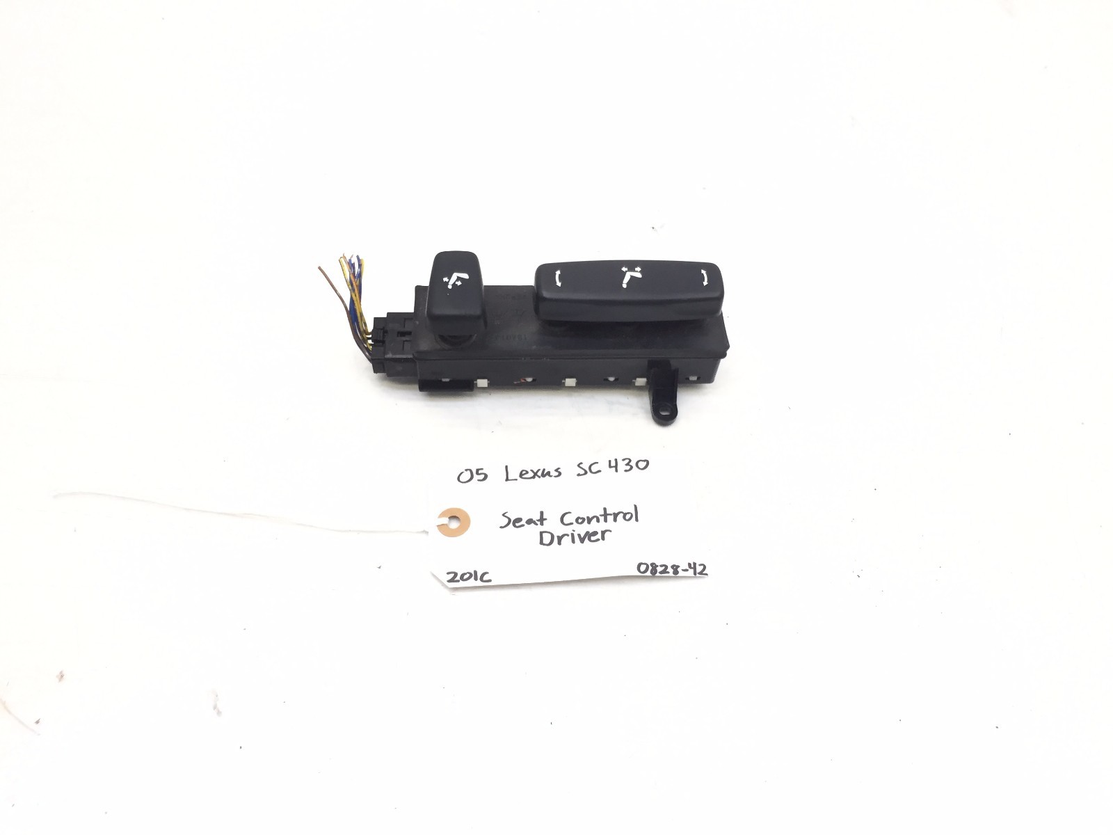 02-10 LEXUS SC430 FRONT LEFT DRIVER SEAT ADJUSTMENT CONTROL SWITCH OEM ...