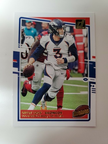 2020 Donruss Drew Lock RED BACK HIGHLIGHTS card #H-DL | eBay