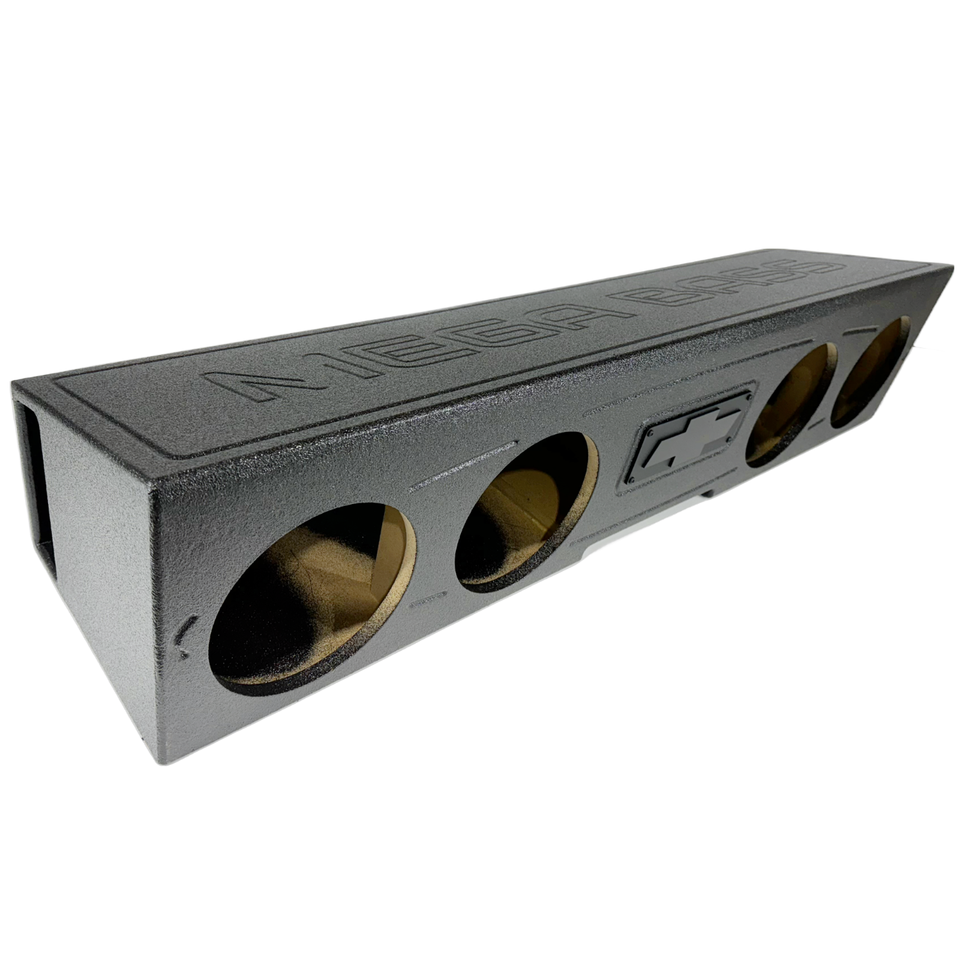 Sub Woofer Box Chevy Silverado Gmc Sierra 19-24 Crew Cab 4x8 Woofers ...