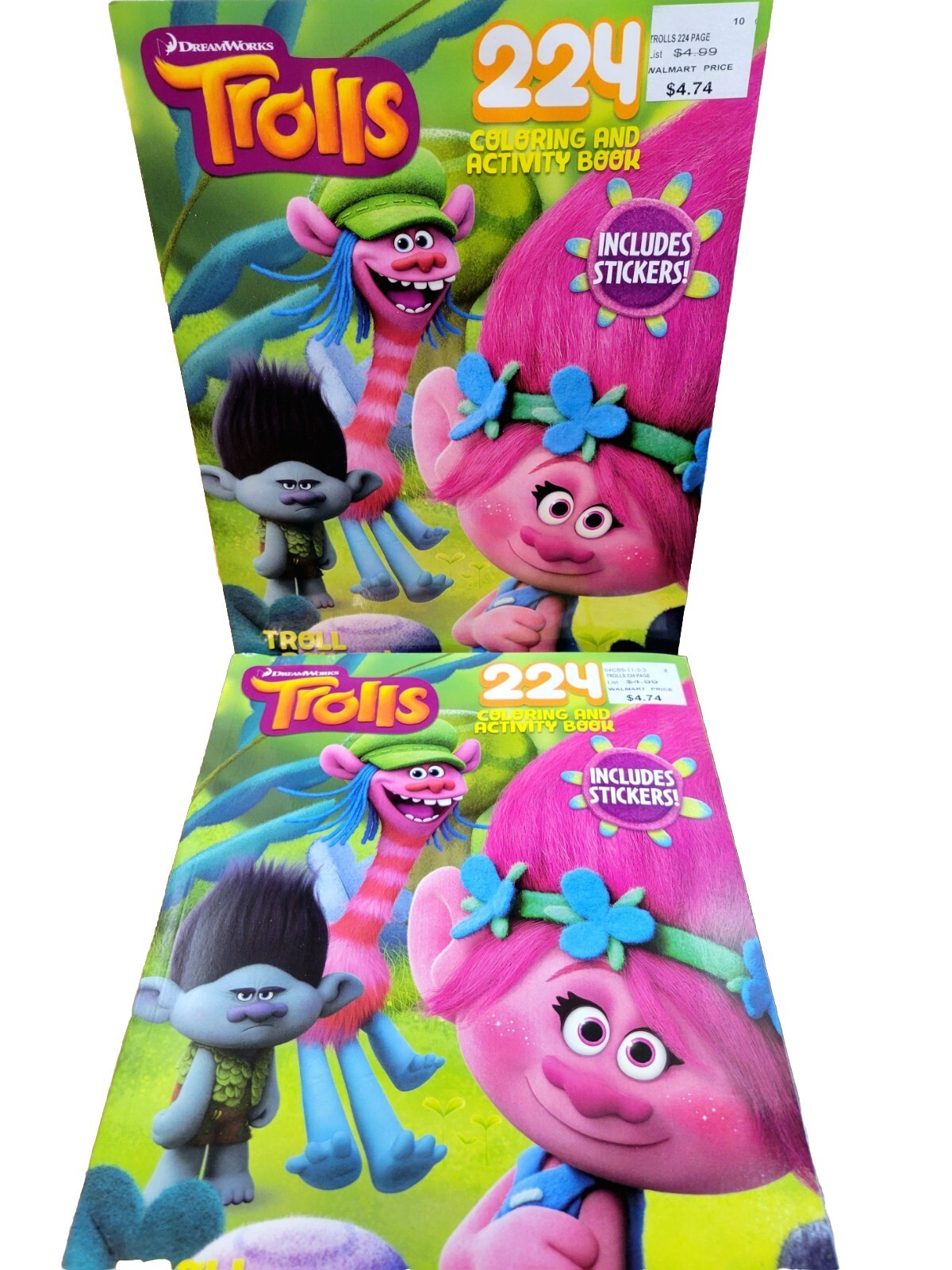 Dreamworks TROLLS Troll Power 224 pg. Activity & Coloring Book w ...