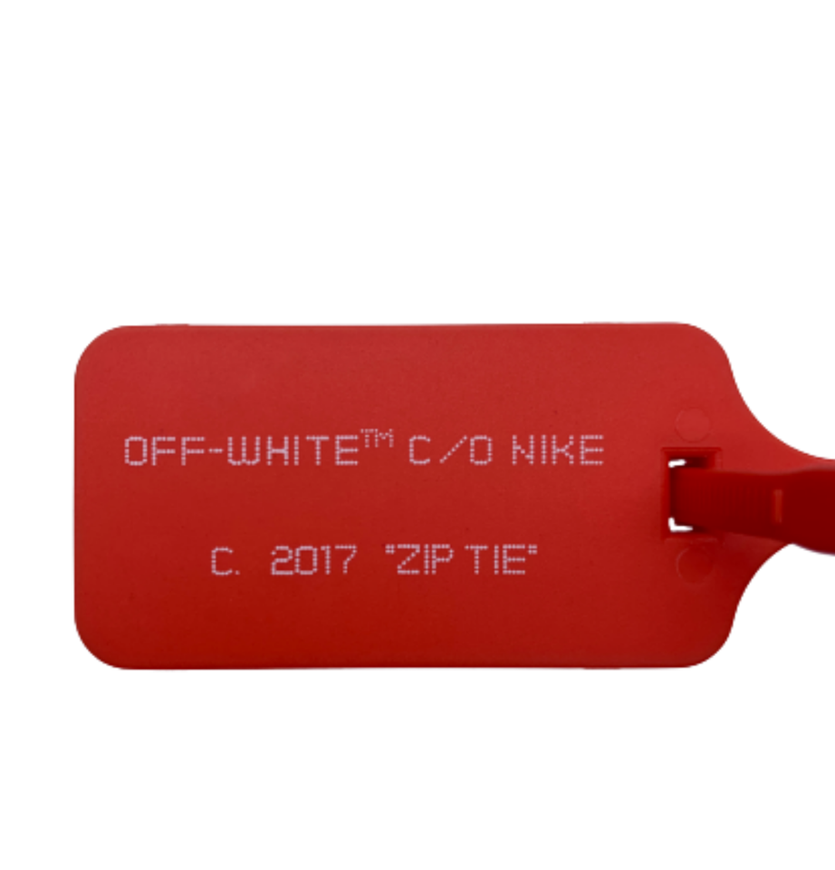 FAST SHIPPING "The Ten" ZIP TIE TAG Blue Black Red Replacement x Off ...