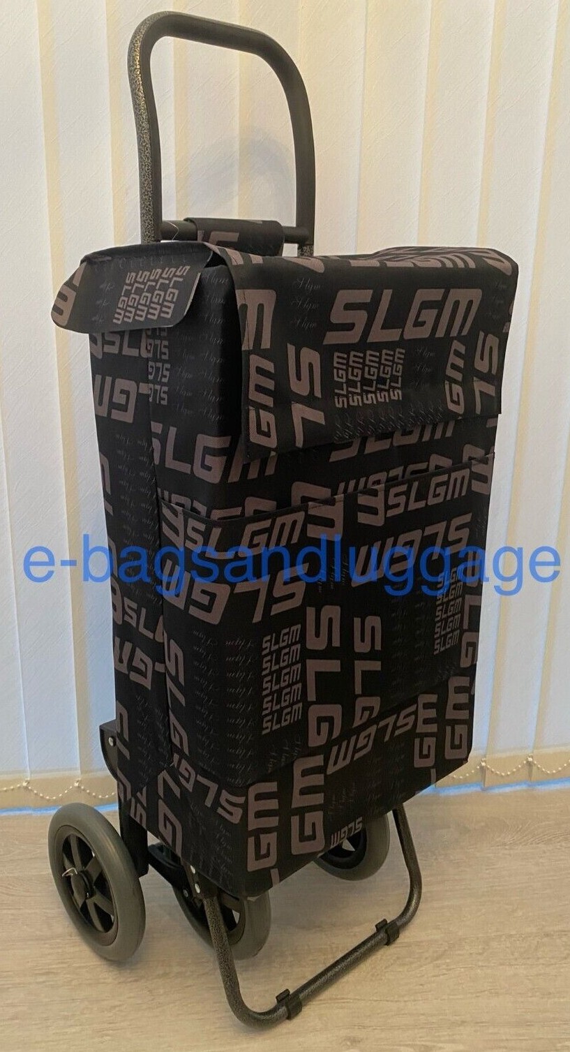 Large 2 or 4 Wheel Shopping Trolley Cart Lightweight strong ...