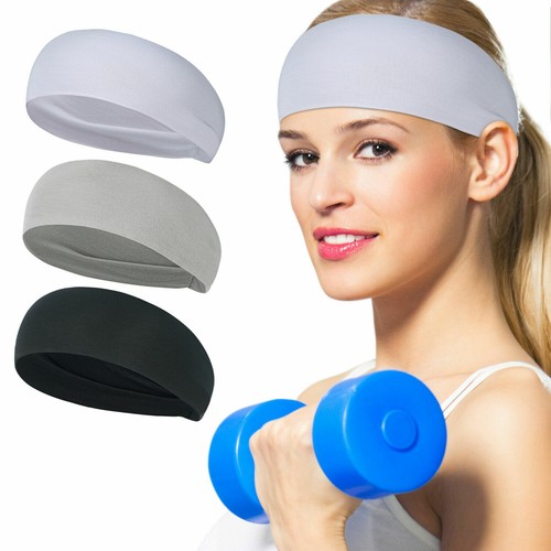 Sport Headband Sweatband Yoga Hair Band Head Sweat Band Running Fitness ...