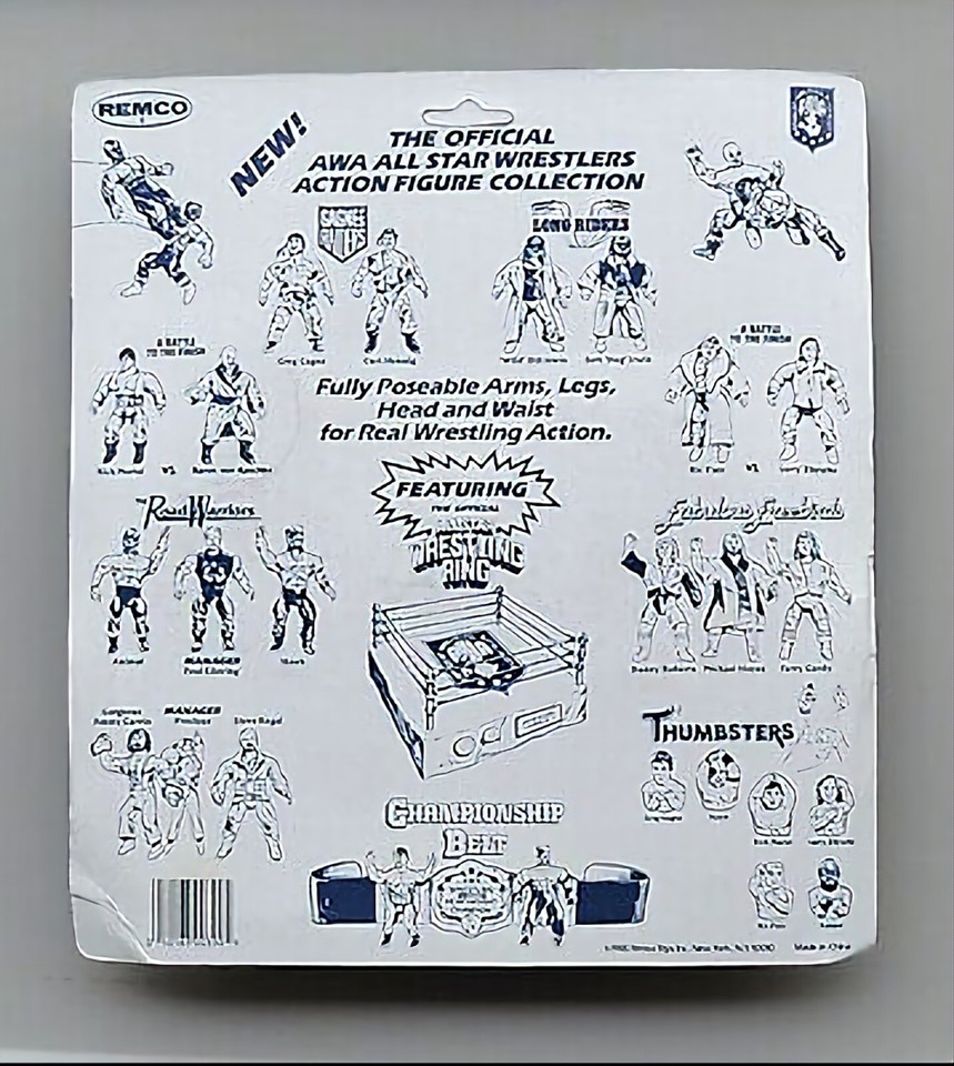 awa wwf ljn wrestling superstars unpunched rick martel vs baron von ...
