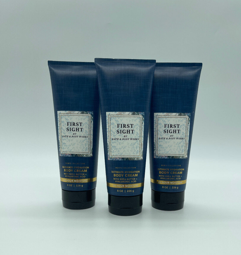 Bath & Body Works Body Cream Men's Collection FIRST SIGHT Set -3 | eBay