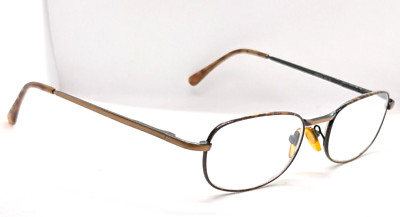 Readers Eyeglasses Classic Style Gold &Tortoise Temple Spring Hinge ...