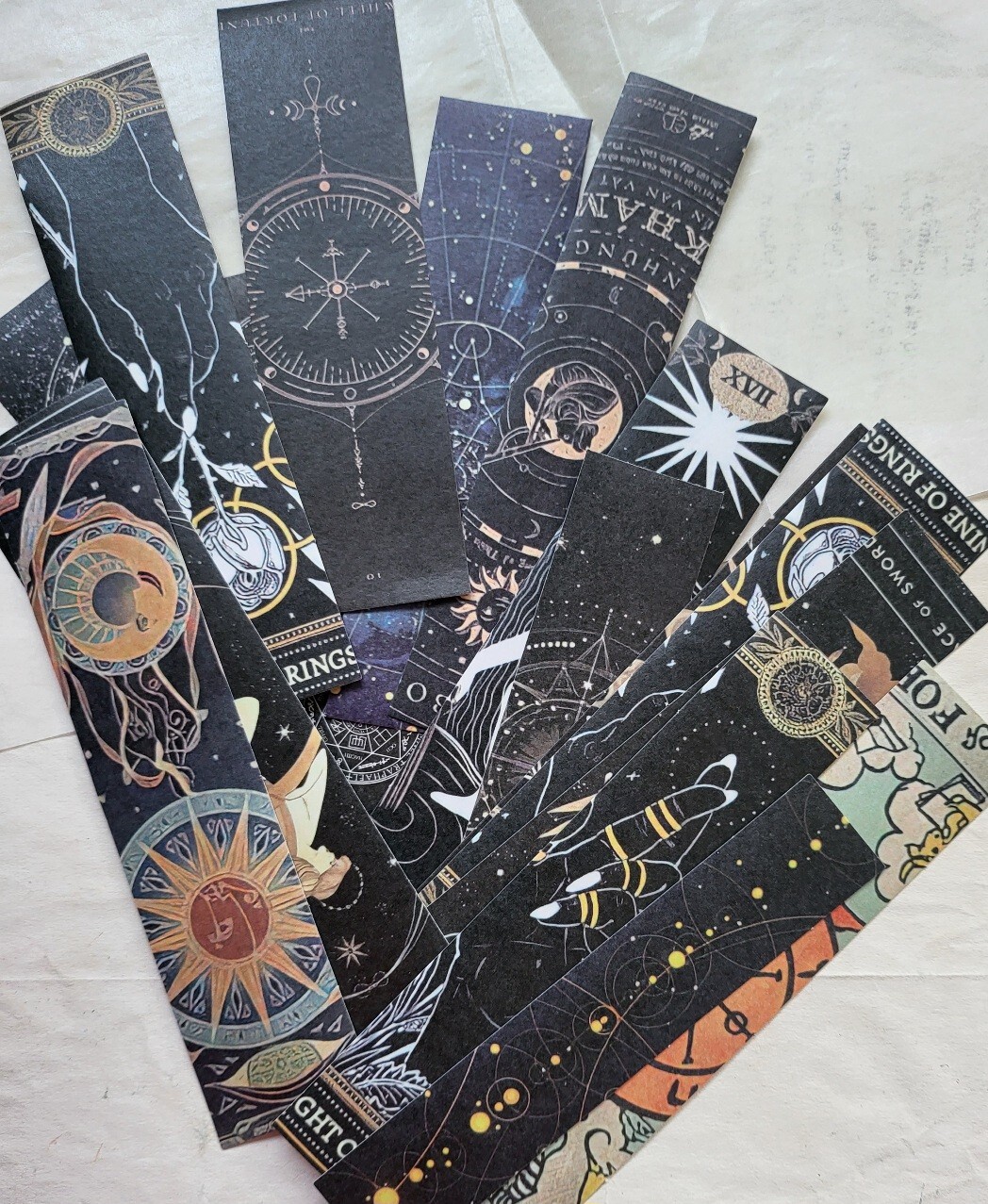 Astrology Astronomy Stars Galaxy Junk Journal Stickers Stripe 40 Pcs | eBay
