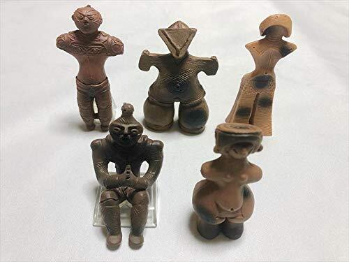 Japanese Jomon pottery Dogu minifigure 5-piece set size about 3inc from ...