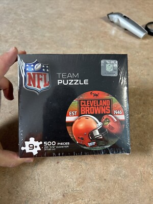 NFL Team Round 500 Piece Puzzle, NFL-Cleveland Browns Ohio | eBay