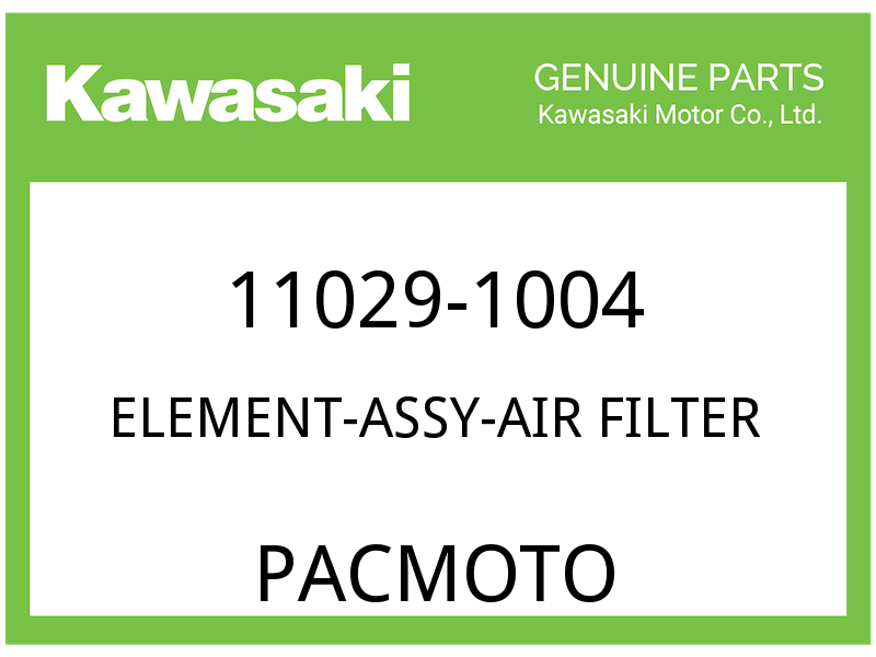 Kawasaki OEM Part 11029-1004 ELEMENT-ASSY-AIR FILTER | eBay