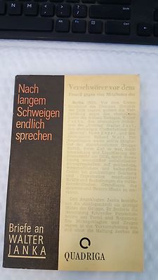 Nach Langem Schweigen Endlich Sprechen by Andreas Reinhardt, Walter ...