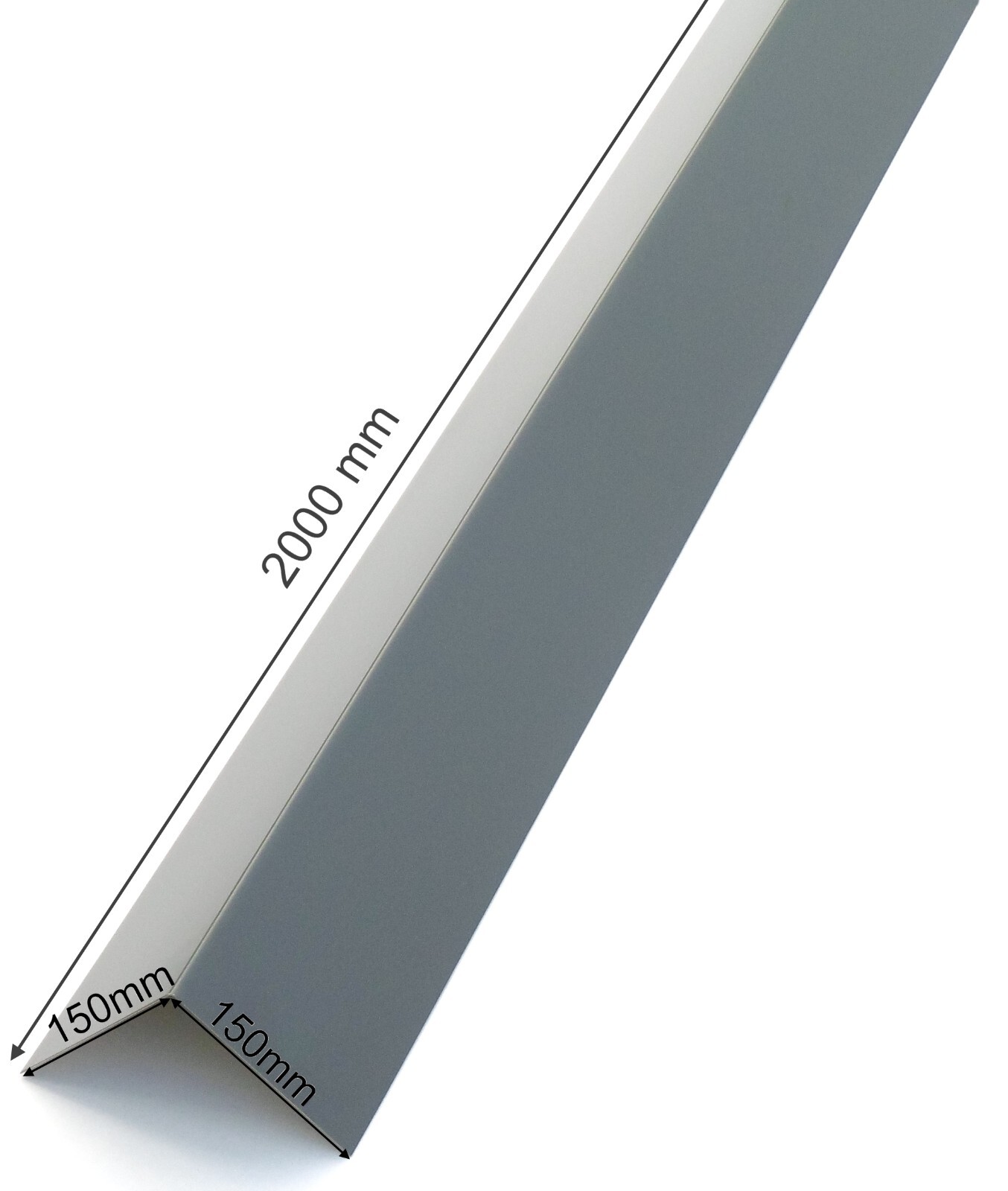 Alu-blech-winkel Winkelblech Aluwinkel Kantenschutz Alu grau anthrazit ...