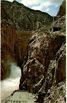 Vintage postcard: Buffalo Bill Dam, Cody, Wyoming | eBay