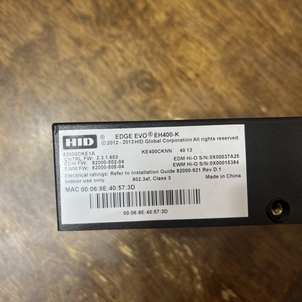 HID Edge EVO EH400-K Networked Controller 82000CKE1A | eBay