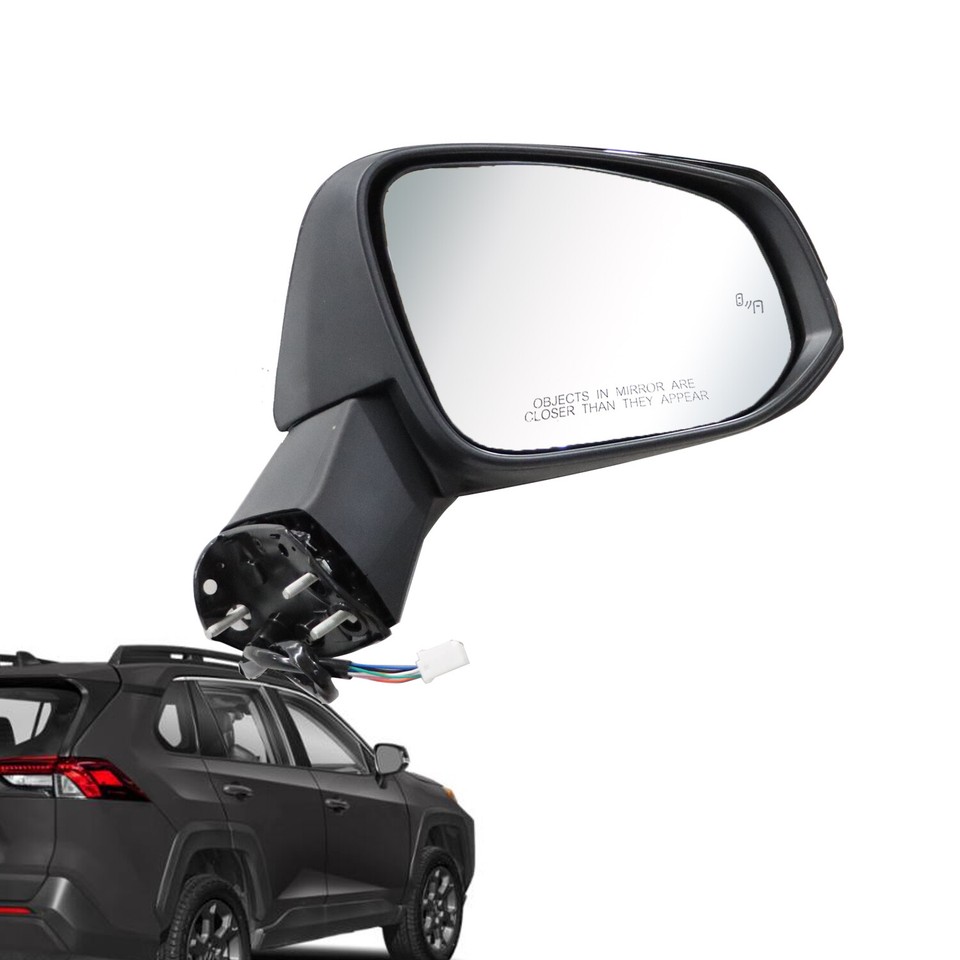 Exterior Mirror BSD Signal Glossy Cap Passenger Side For 2019-2024 ...