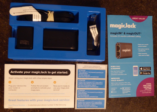 MAGICJACK H1226 MAGIC JACK Home Voip Telephone Replacement --Black | eBay