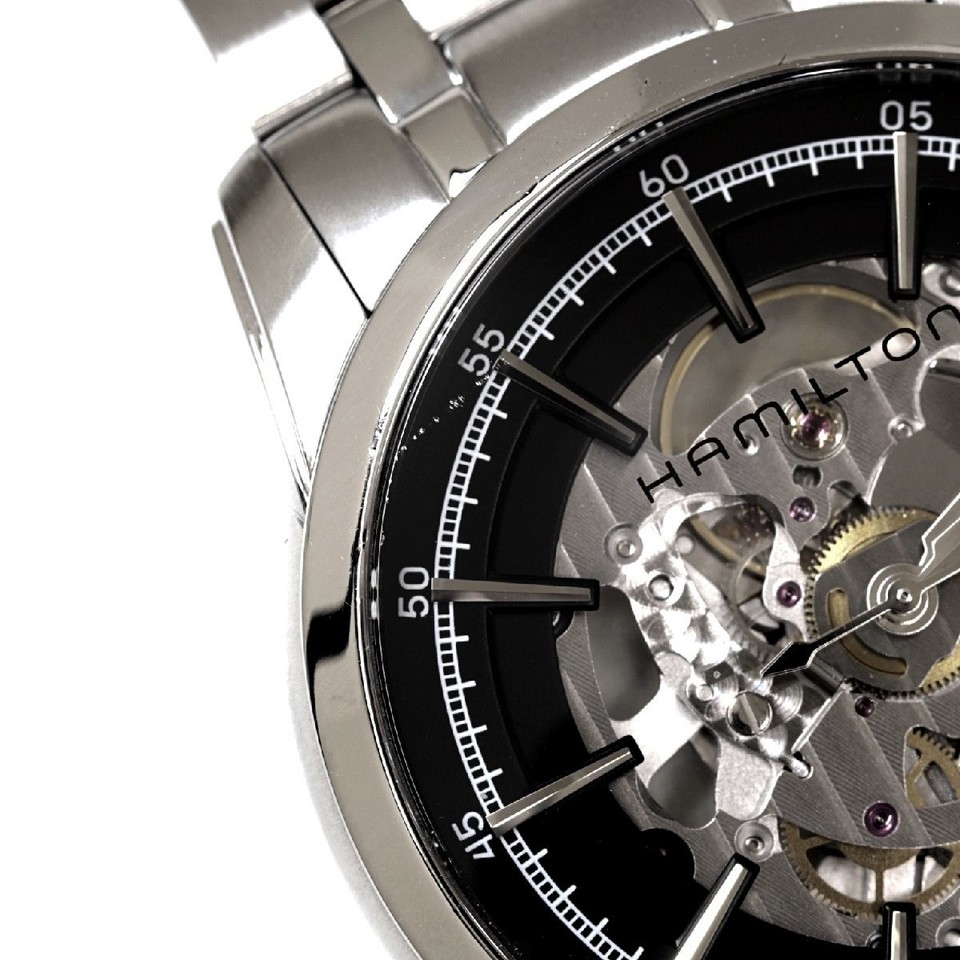 Hamilton American Classic Railroad Skeleton H40655131 Watch See Through ...