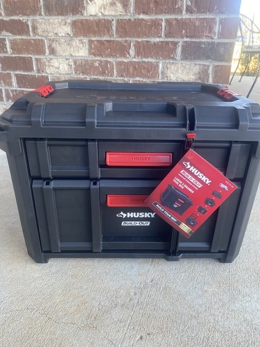 HUSKY Build-Out 22 In. Modular Tool Storage 2-Drawer Tool Box | eBay