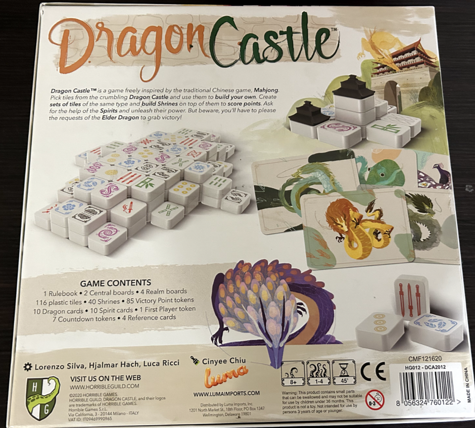 Dragon Castle Board Game - Complete Set (Ages 5+, 1-4 Players) | eBay