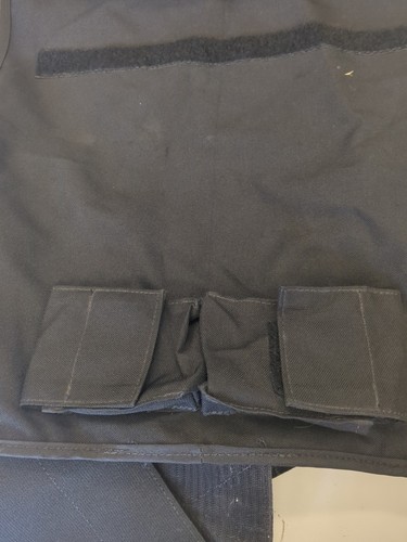 Second Chance Black Tactical Bulletproof Vest Carrier No Panels Size M ...