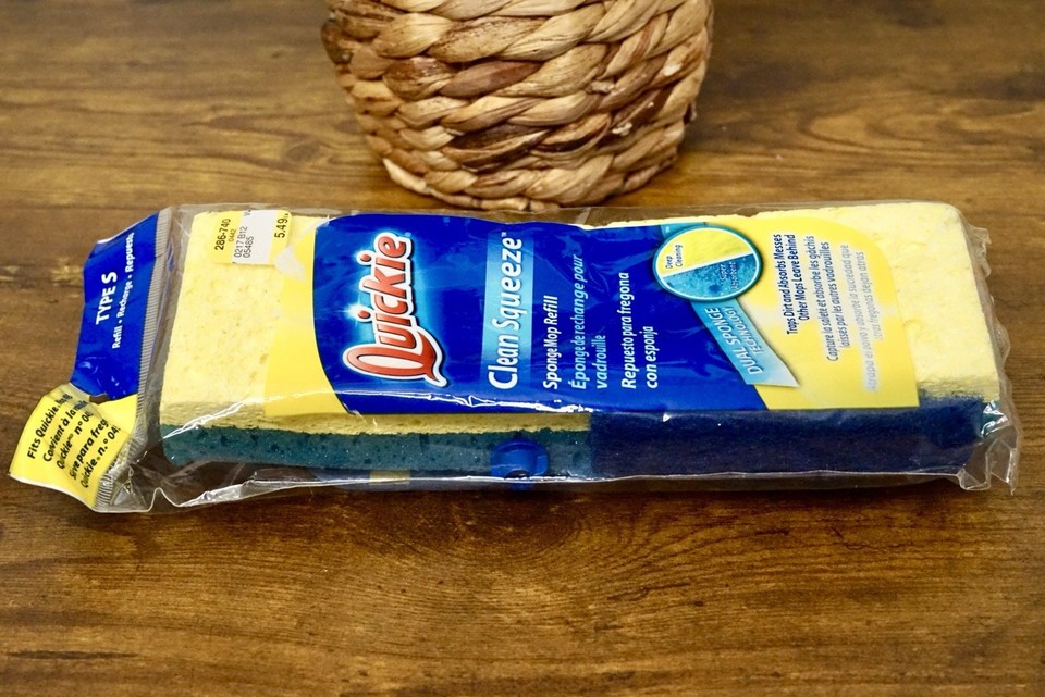 Quickie Clean Squeeze Sponge Mop Refill Type S 0442 Fits Mop #045 New | eBay