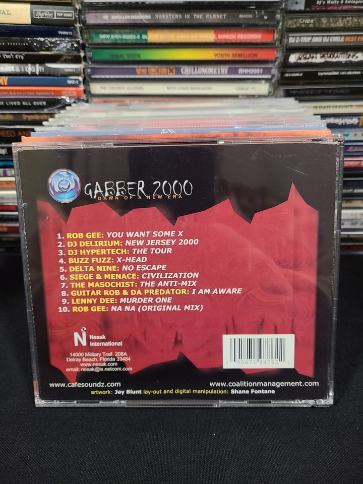 Gabber 2000 : Dawn Of A New Era Comp. (Cafe Sounds) Cd | eBay