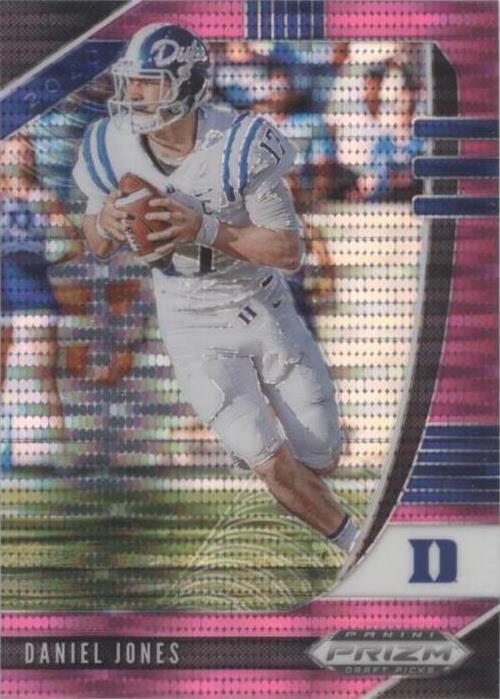 2020 Panini Prizm Draft Picks - Daniel Jones #23 Pink Pulsar Prizm for sale online | eBay
