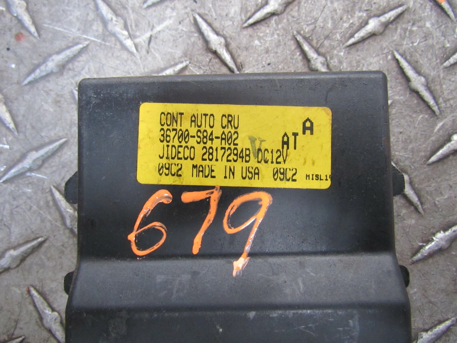 99 00 01 02 HONDA ACCORD CRUISE CONTROL MODULE JIDECO 36700-S84-A02 2 ...