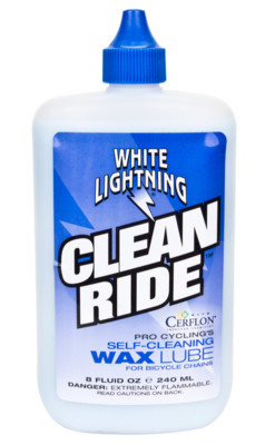 White Lightning Bicyclette Propre Ride Cire Lube 237ml Appuyer ...