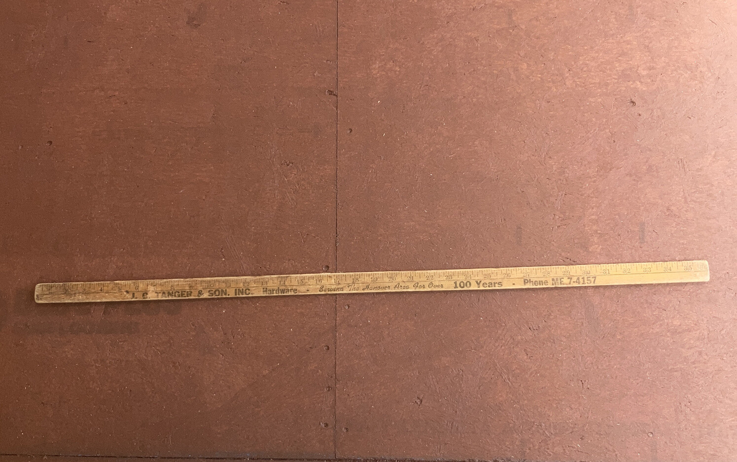 4 Antique Wood Yard Sticks Advertising Please see all pictures. | eBay