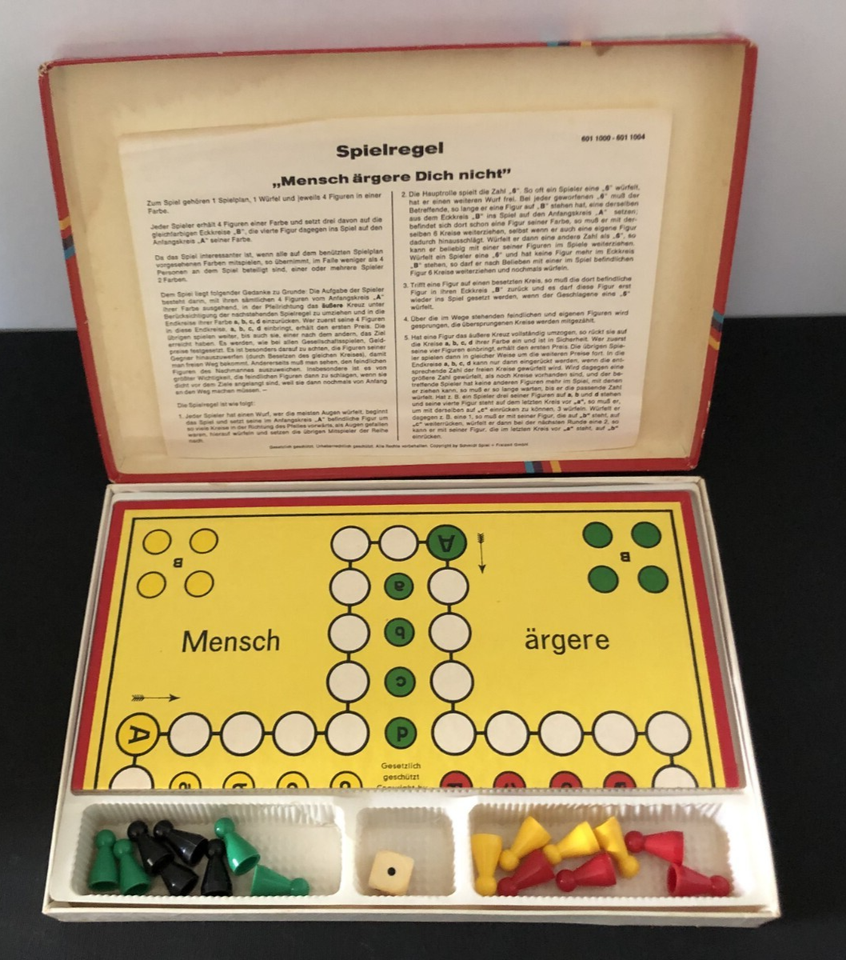 Vintage Mensch Argere Dich Nicht Game Complete | eBay
