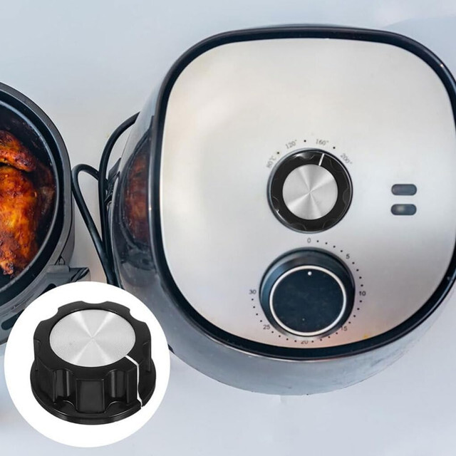 2 PCS Air Fryer Timer Knob Replacement Universal 360 Degree Control ...