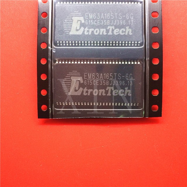 5PCS EM63A165TS-6G 3.3V 166MHz 256M(4Mx16bitX4 BANKS) SDRAM TSOPII54 ...