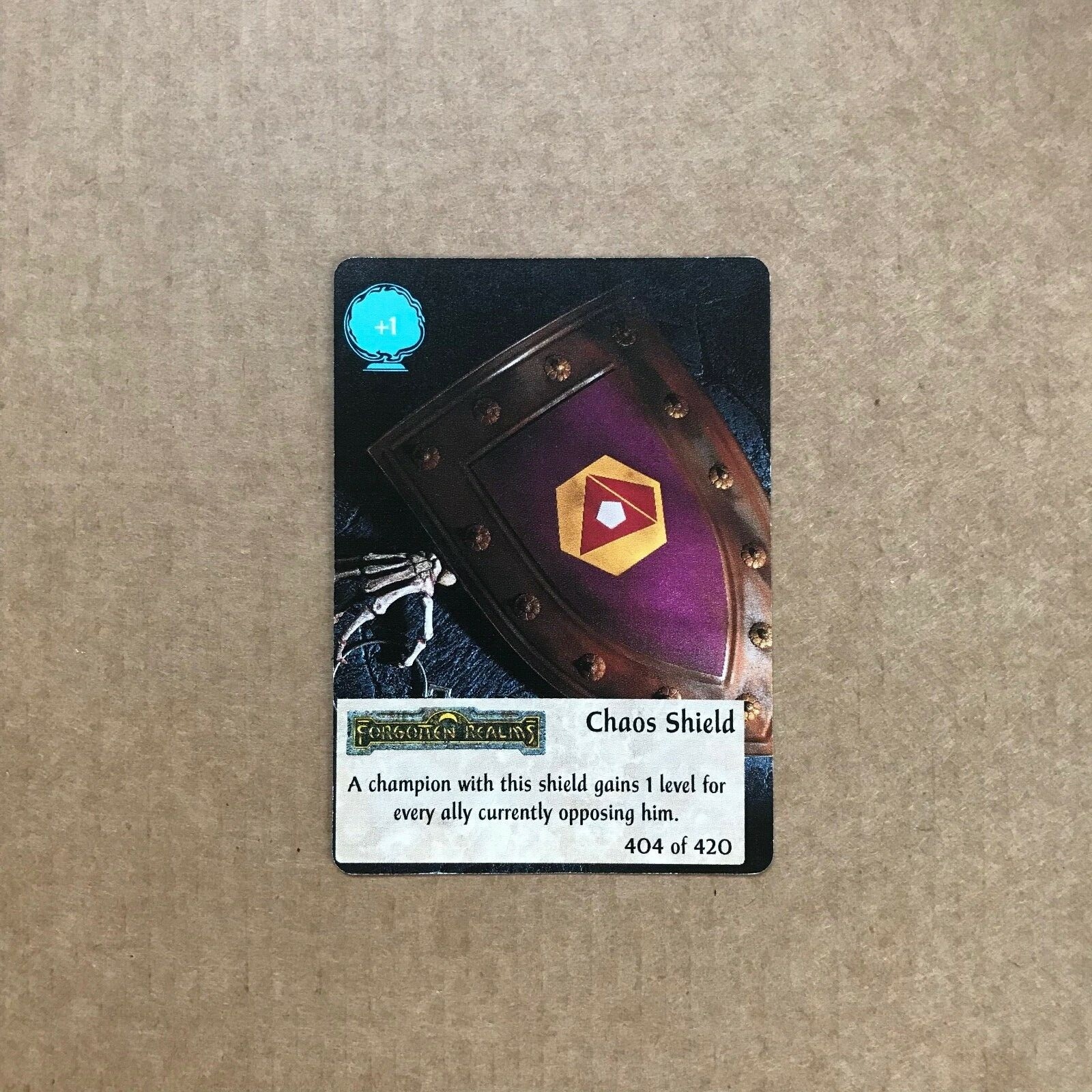 TSR Spellfire Card 2nd Edition Chaos Shield 404/420 Rare NM Condition ...