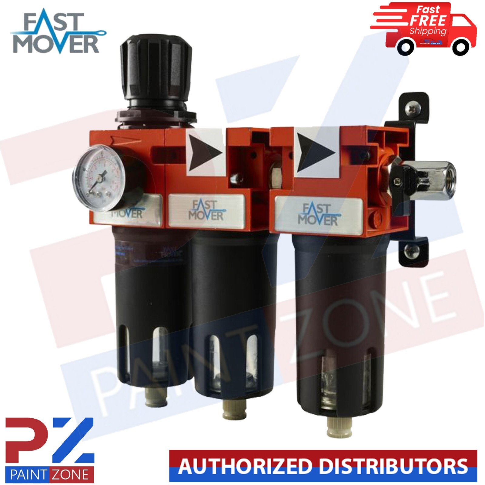 FAST MOVER TOOLS 3 STAGE BREATHING AIR FILTER REGULATOR UNIT FMT3003 ...