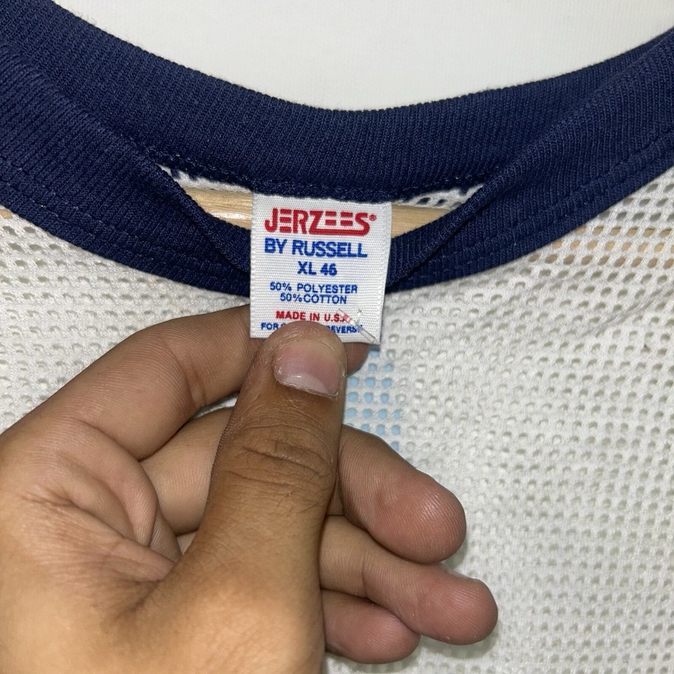 Vintage 1980’s Jerzees Mesh Practice Jersey, Deadstock NWT, Size XL 46 ...