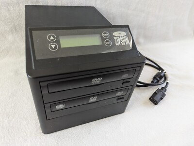 Zipspin DVD 121-PRO CD DVD Duplicator Copier Ver. 3.16 w Audio Inputs ...
