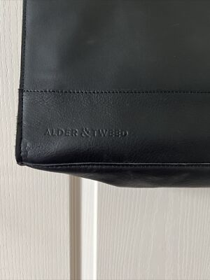 Adler & Tweed • Leather Briefcase Portfolio Document Messenger Bag | eBay