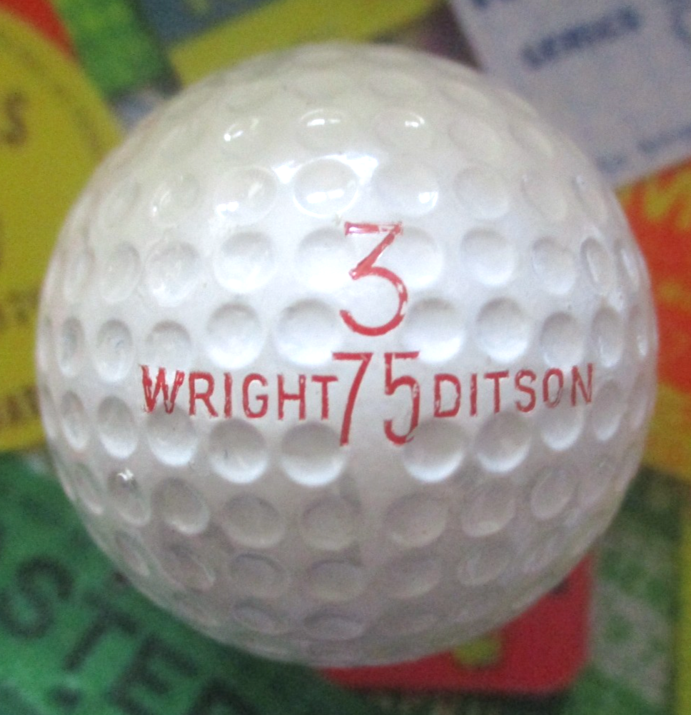 vtg - WRIGHT & DITSON 75 - Golf Ball | eBay