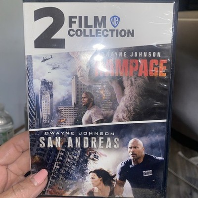 RAMPAGE / SAN ANDREAS 2 FILM COLLECTION DVD BRAND NEW SEALED Dwayne ...