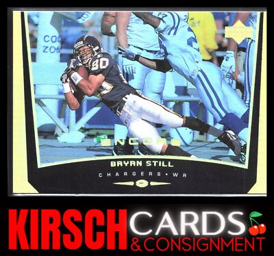 Bryan Still 1998 Upper Deck Encore #126 F/X #/125 San Diego Chargers | eBay