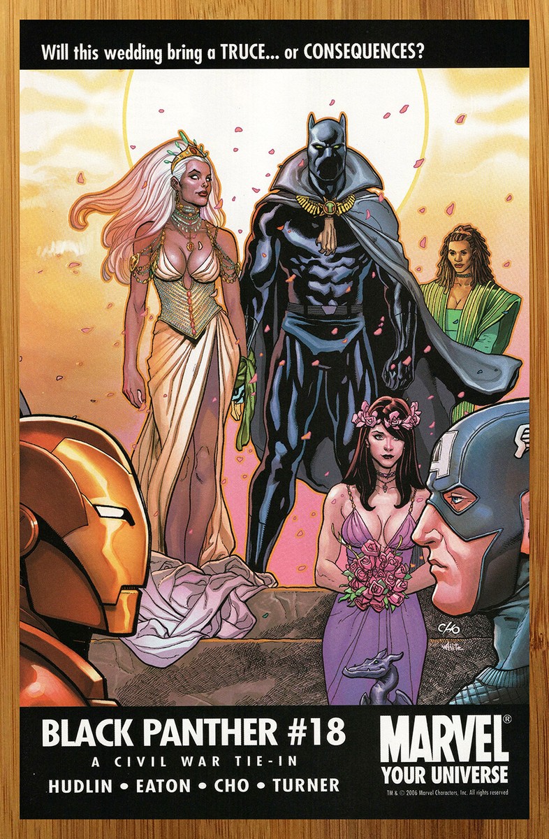 Black Panther Wedding Marvel Teases That Black Panther & Storm Are
