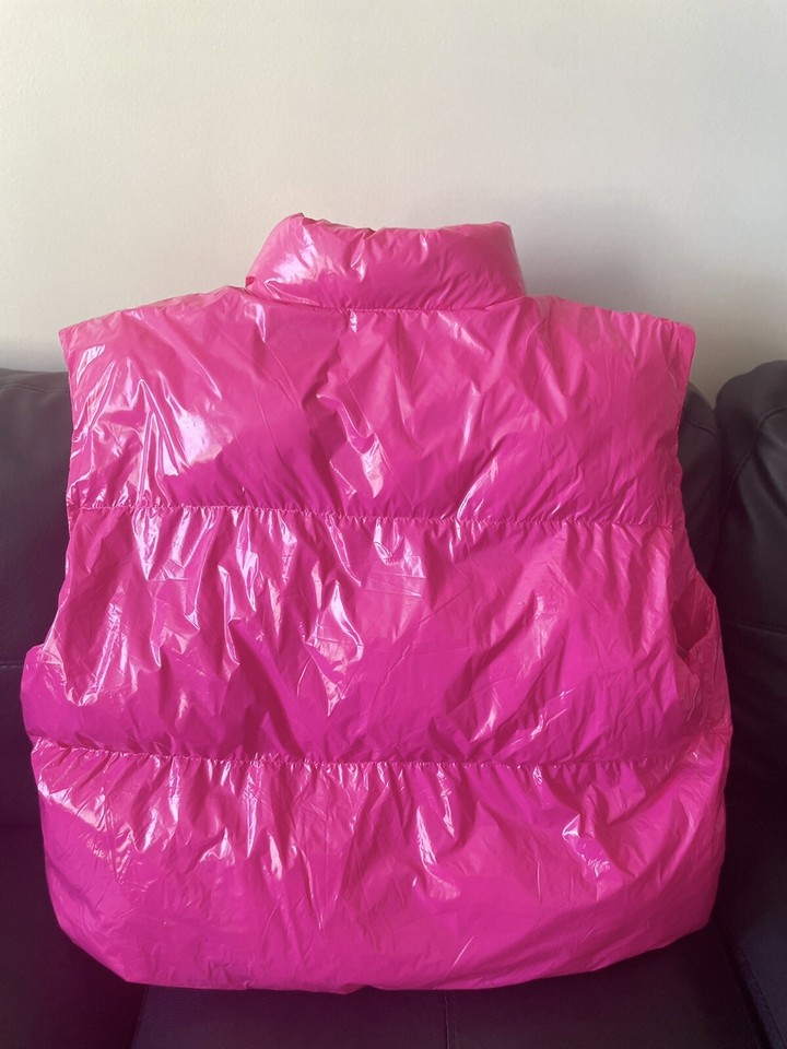 pink puffer vest | eBay