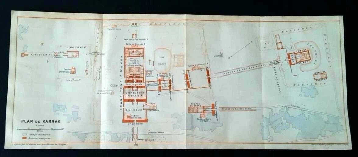 Karnak Temple Complex Map